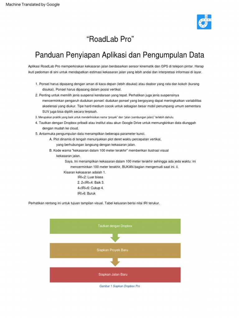 RoadLabPro BriefAppManual | PDF