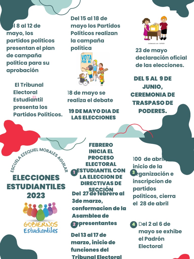 Información de Las Elecciones Estudiantiles 2023 | PDF