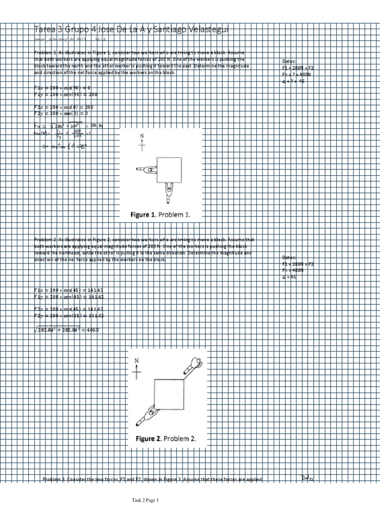 Task 2 | PDF | Friction | Force