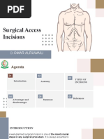 Surgical Incision Types and Uses | PDF | Abdomen | Anatomy