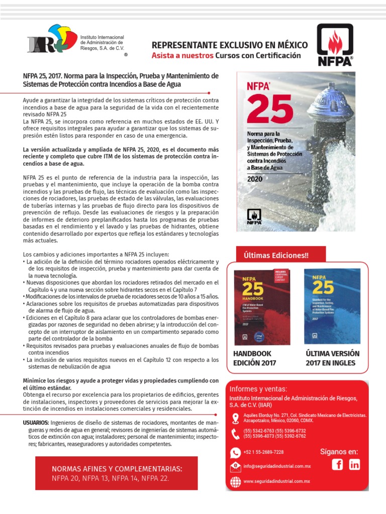 NFPA25 | PDF