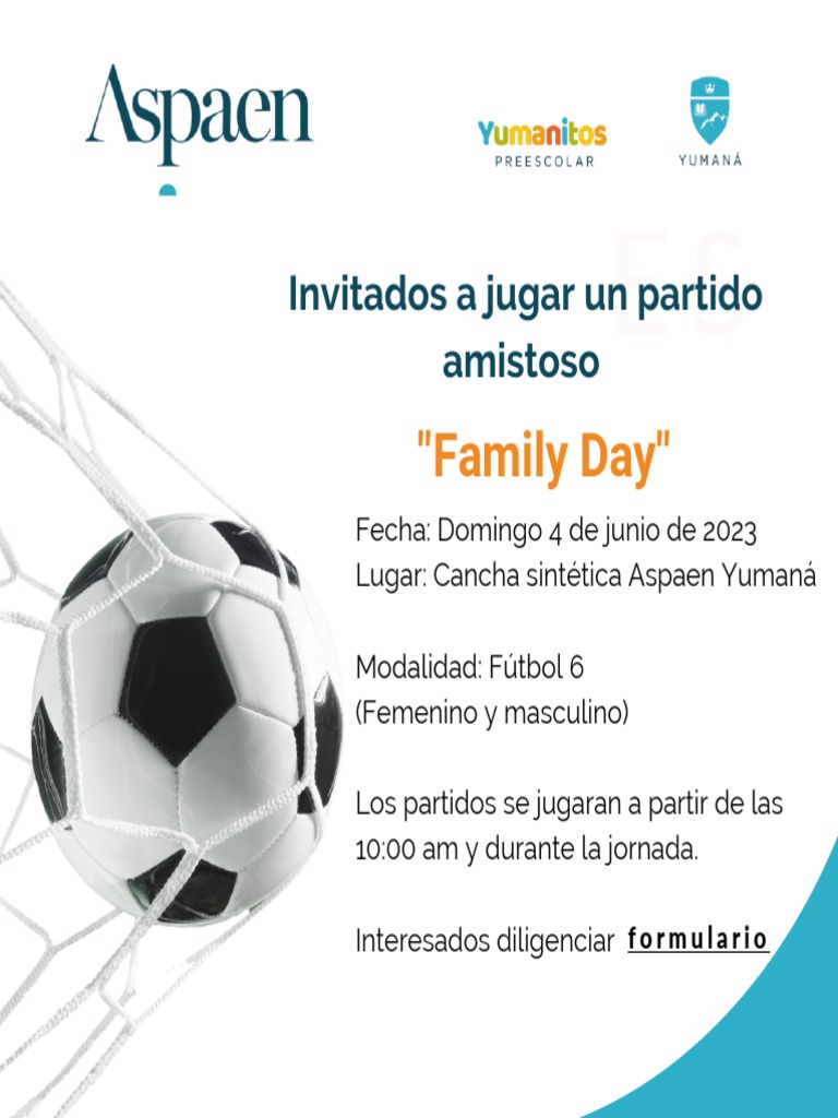Formulario para Partido de Fútbol 6 | PDF