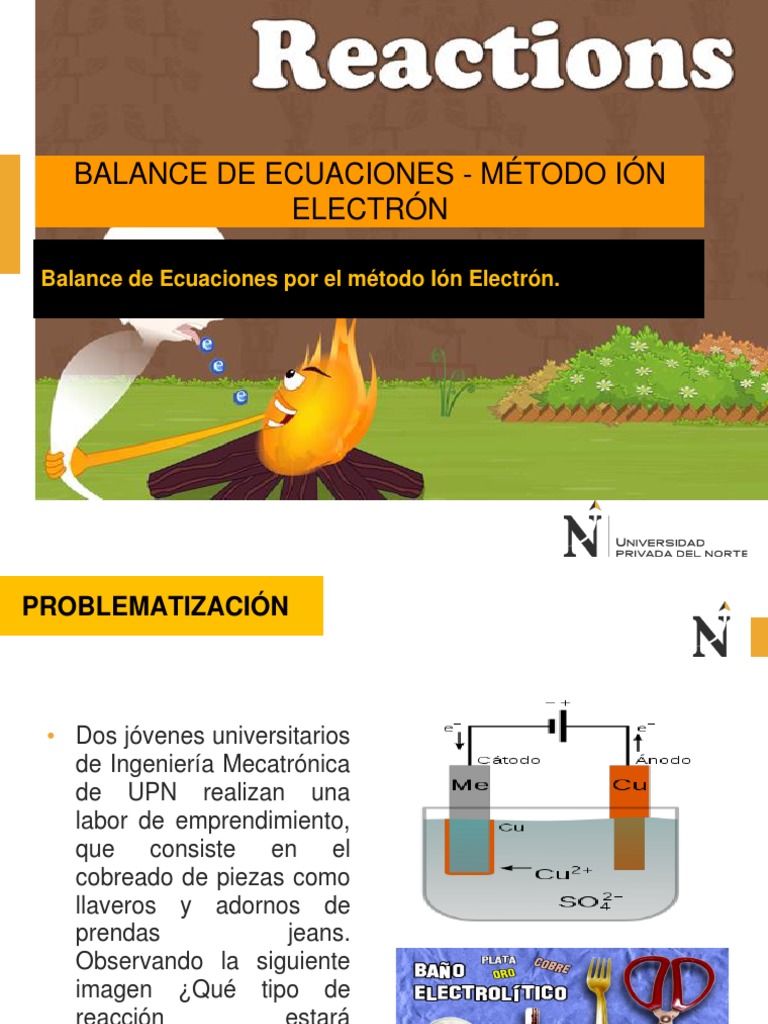 s10 - Ppt-Balance Ión Electrón | Descargar gratis PDF | Redox | Química