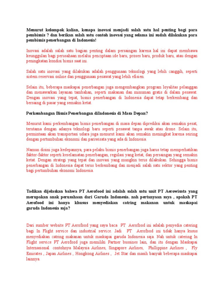 Pertanyaan Presentasi Kwu | PDF