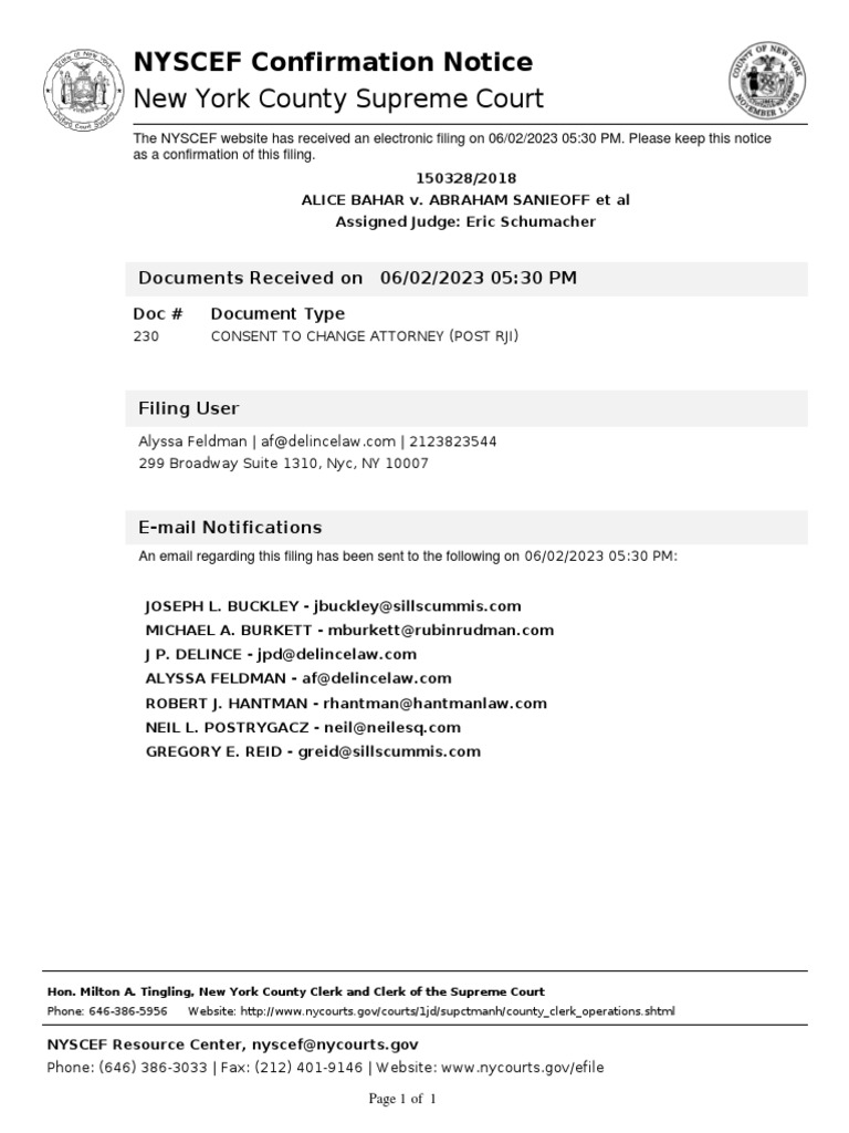 Confirmation Notice | PDF