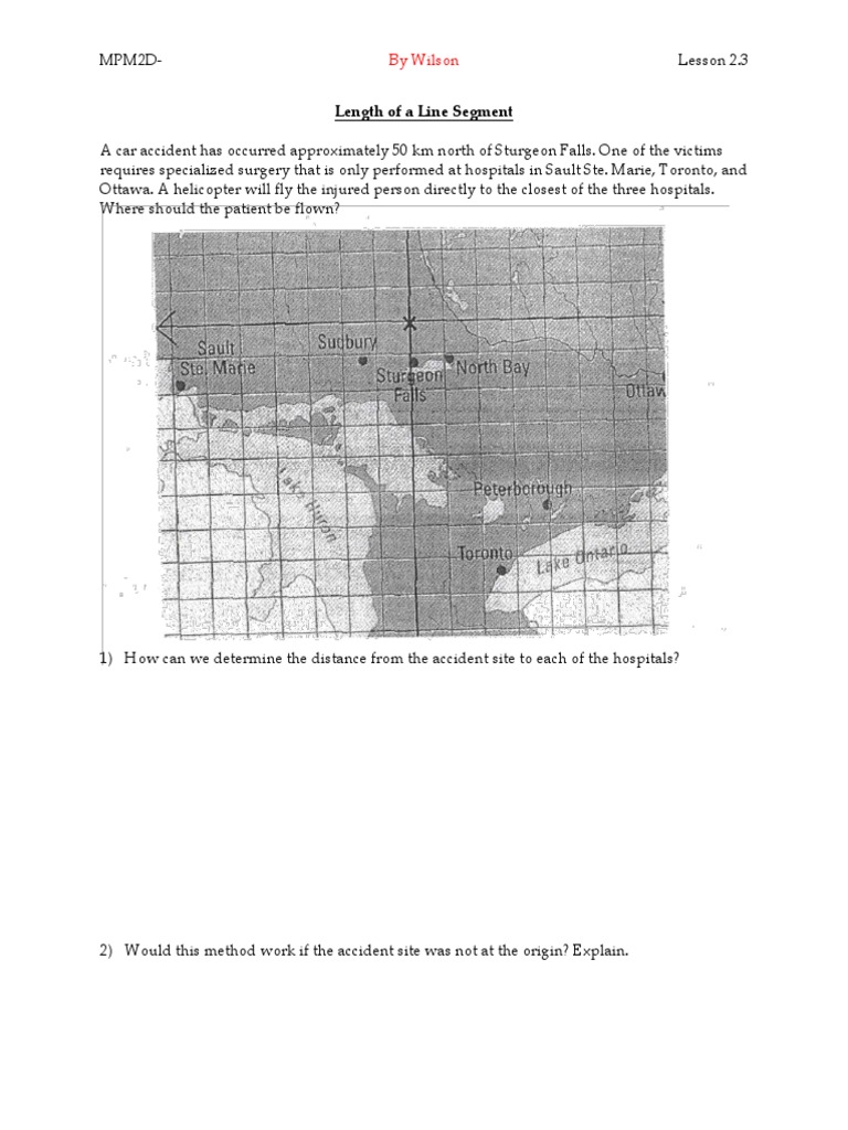 Length of Line Segments in Geometry | PDF | Science & Mathematics | History