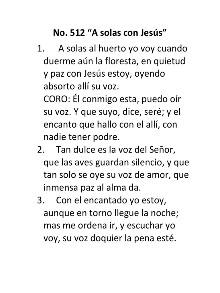 A Solas Con Jesús | PDF