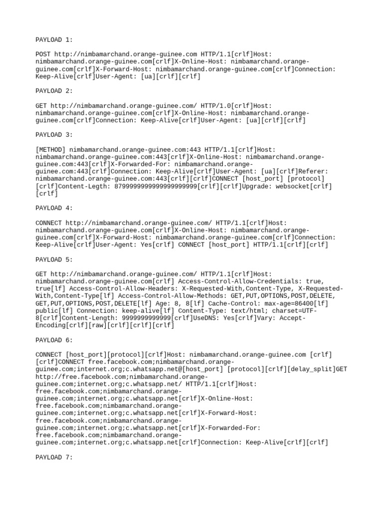 Payloads | PDF | Hypertext Transfer Protocol | World Wide Web Consortium Standards