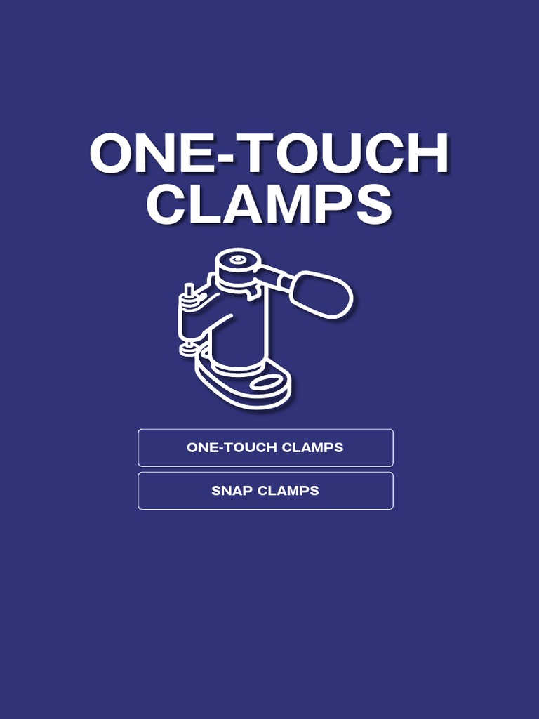 One-Touch Clamps Overview and Specs | PDF | Mechanical Engineering | Tools