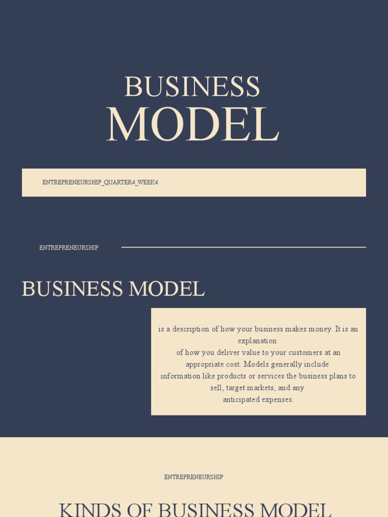 Business Model | PDF | Business Model | Sales