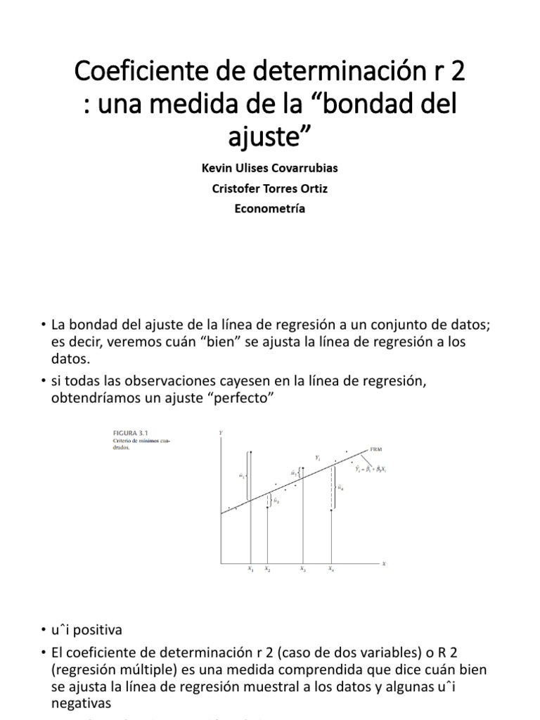 Clase 4. Coeficiente de determinación r 2 | PDF
