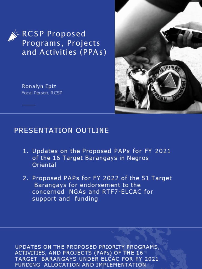 ELCAC RCSP Updates On Priority PAPs | PDF | Philippines | Economy Of ...