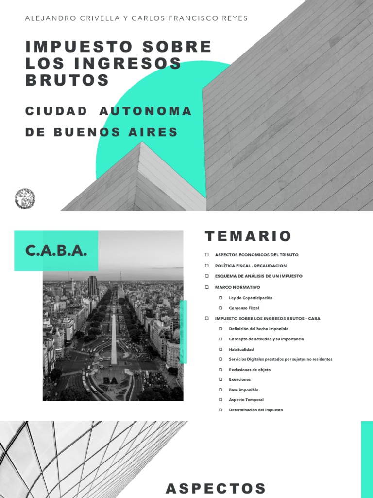 Clase Ingresos Brutos UBA | PDF | Impuestos | Economias