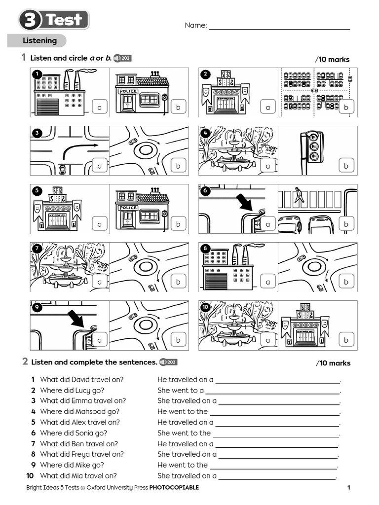 Bright Ideas 5 Listening and Reading Tests | PDF
