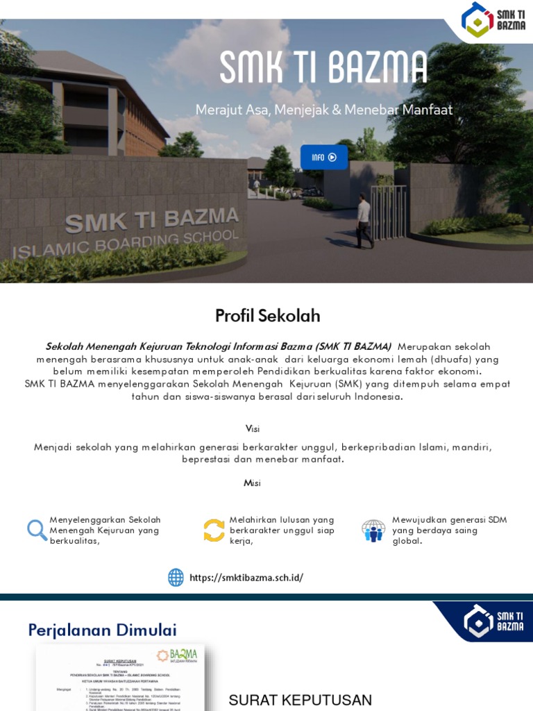 SOSIALISASI PPDB SMK TI BAZMA 2023 | PDF