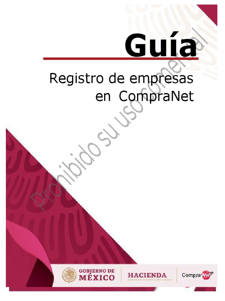Registro CompraNet | PDF | Correo