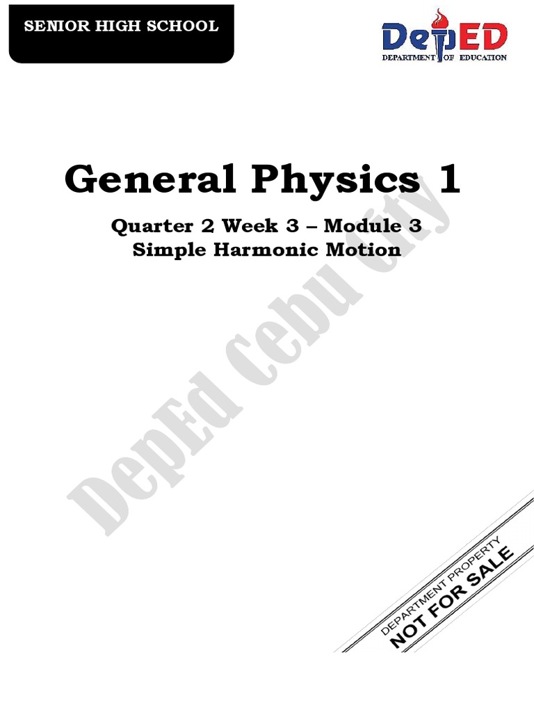 General Physics 1 - Q2 - Module 3 | PDF | Oscillation | Pendulum