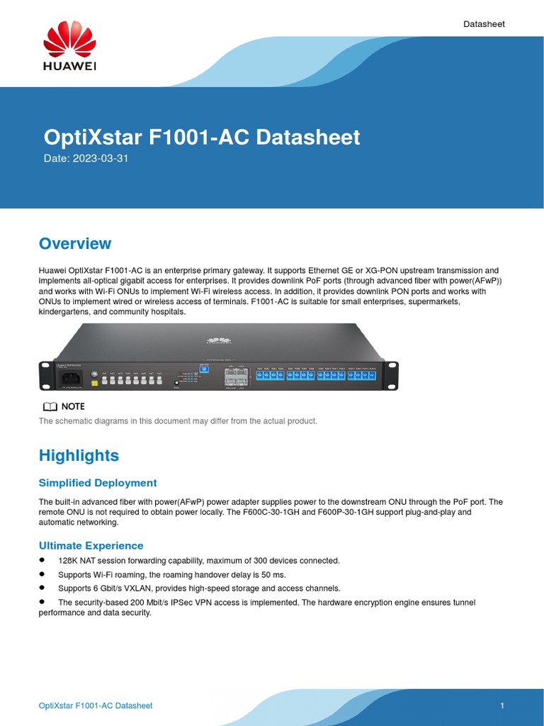 F1001-AC Datasheet 01 | PDF | Virtual Private Network | Wi Fi