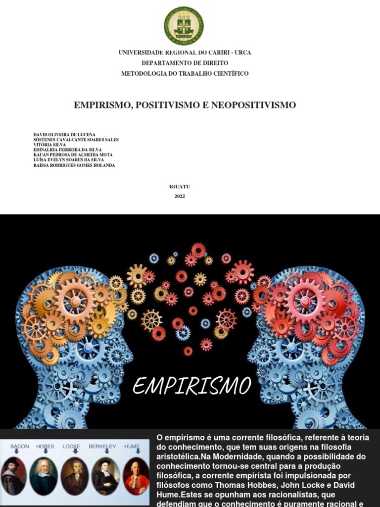 Empirismo, positivismo e neopositivismo | PDF | Positivismo | Science