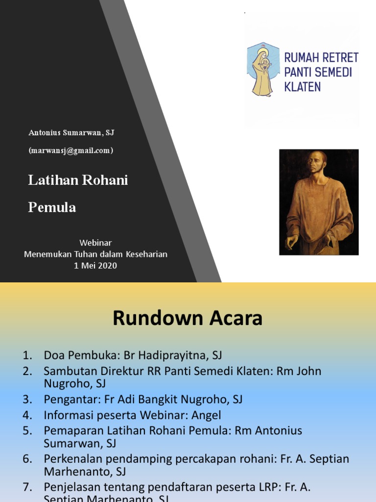 Latihan Rohani Pemula Pengantar | PDF | Pengembangan Diri