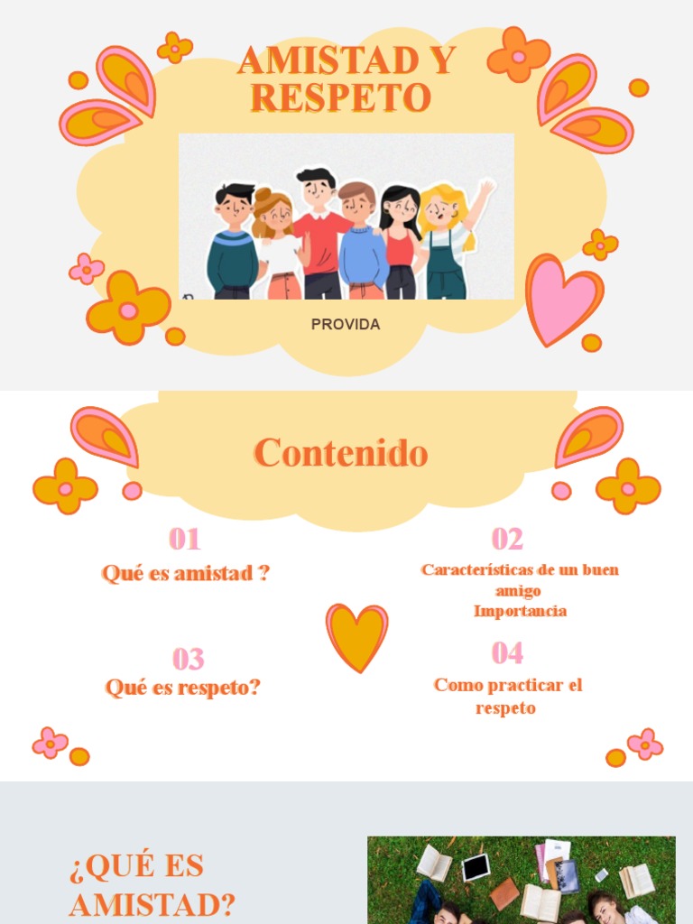 Amistad y Respeto: Valores Esenciales | PDF | Amistad | Autoestima