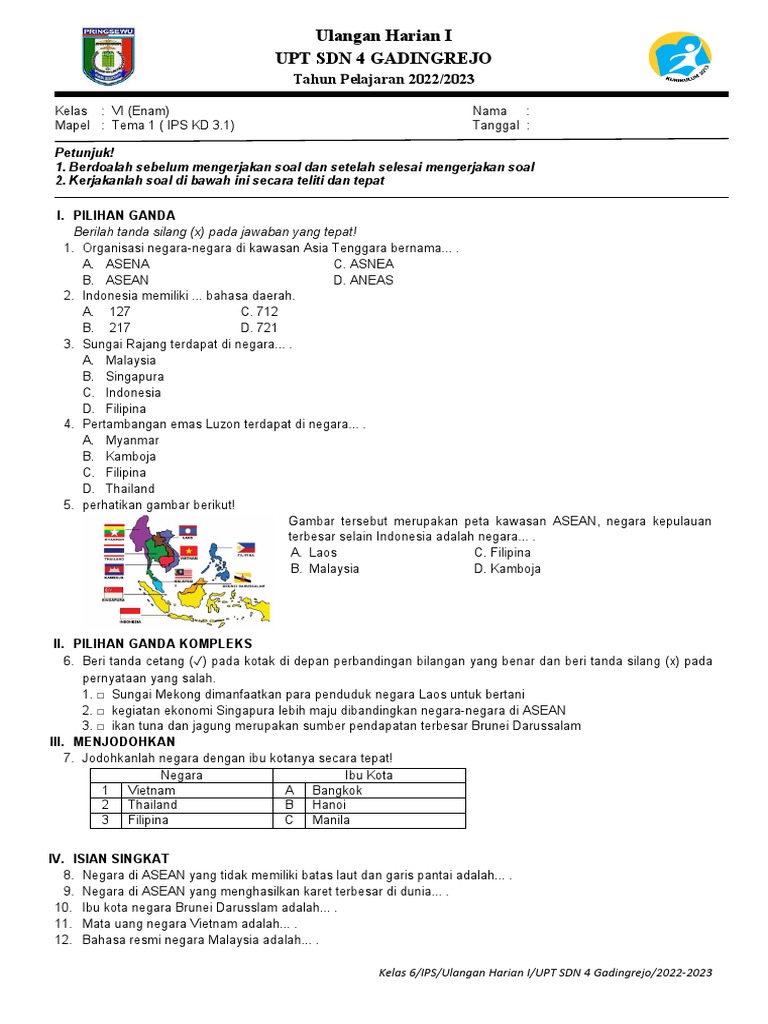 Soal UH IPS 3.1 | PDF