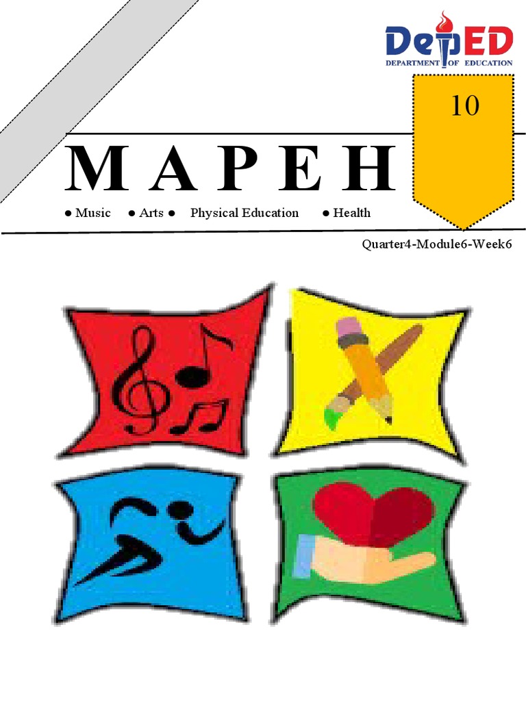 q4 Las Module6 Week6 Grade10 Pe Health | PDF | Language Arts & Discipline | Science & Mathematics