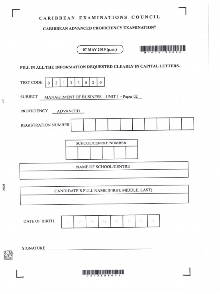 Cape Mob 2019 U1 P2 | PDF