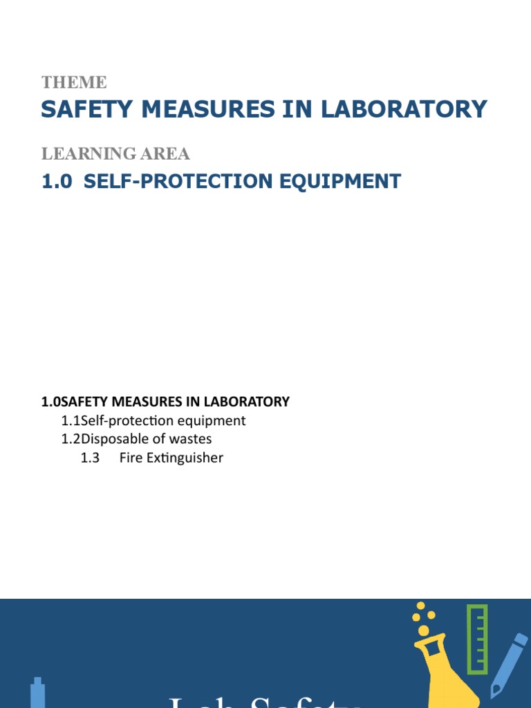 CH 1 Safety Measures in Laboratory Science F4 KSSM | PDF