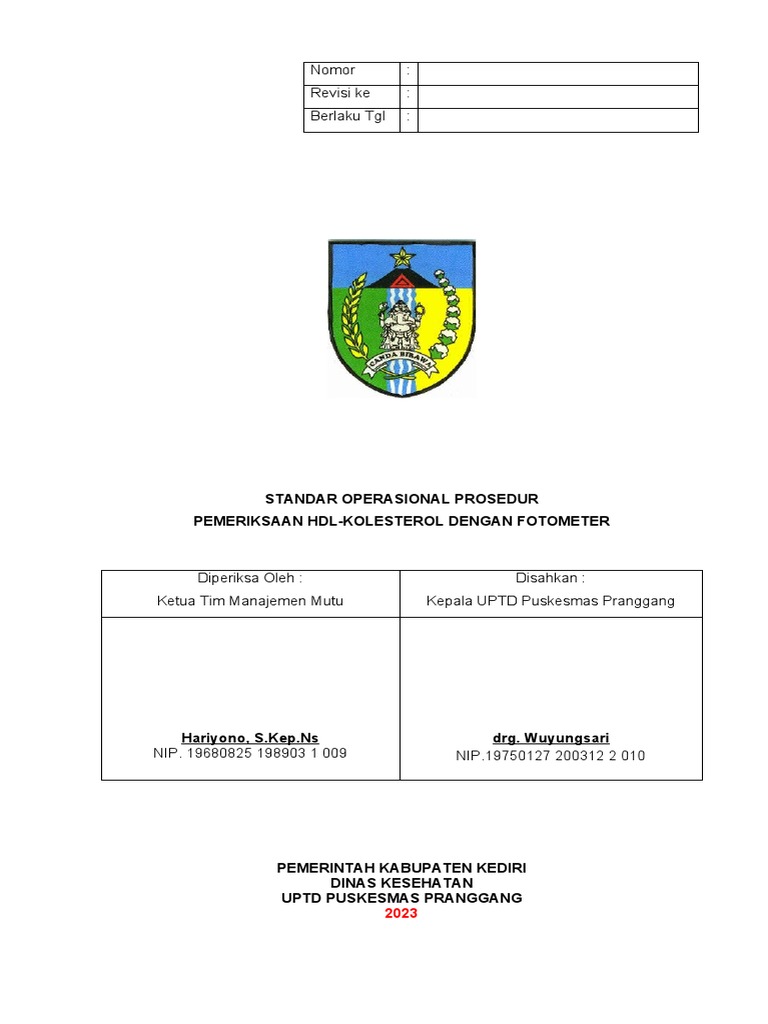 4 Sop HDL Proline | PDF