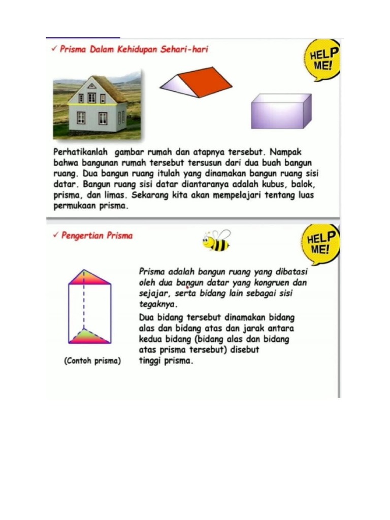 Materi BRSD Prisma Dan Limas | PDF