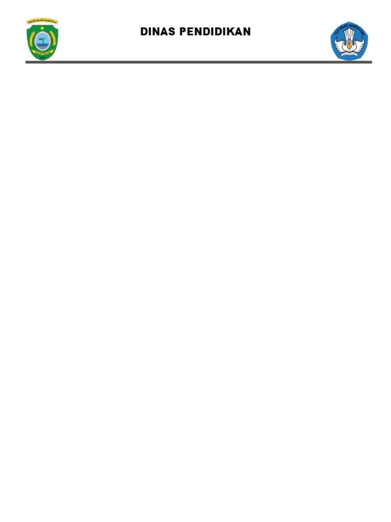 Kop Surat Dinas Pendidikan | PDF
