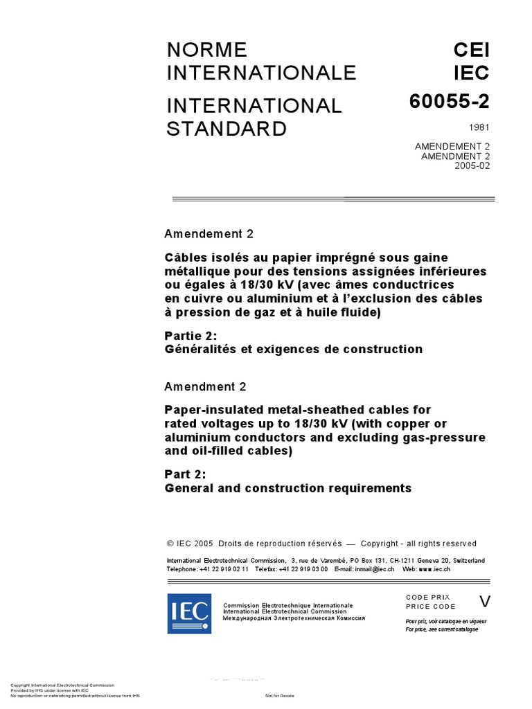 Iec 60055 2 PDF | PDF