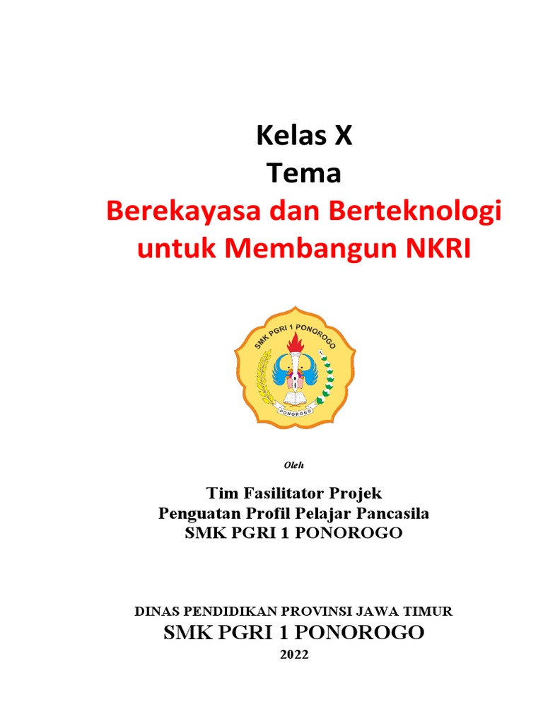 Template Modifikasi Modul p5 - Teknologi | PDF