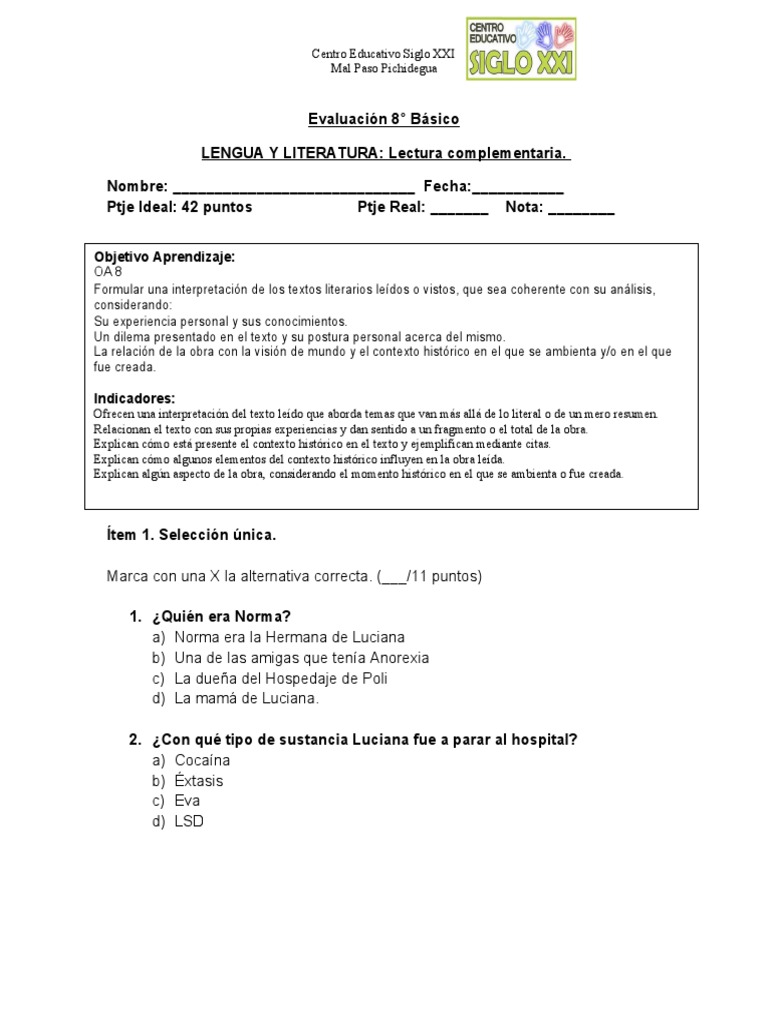 Prueba Campos de Fresas | PDF | Sirena