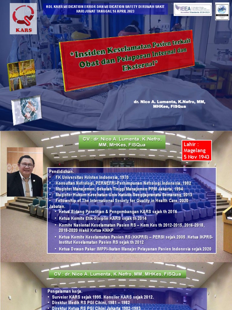 Revdrnicoinsiden Kpkol Med Error N Safety Apr2023 - 412 | PDF | Sains & Matematika