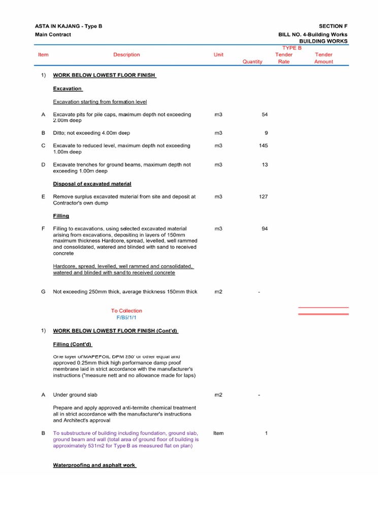 Asta - Building (Blank BQ) | PDF