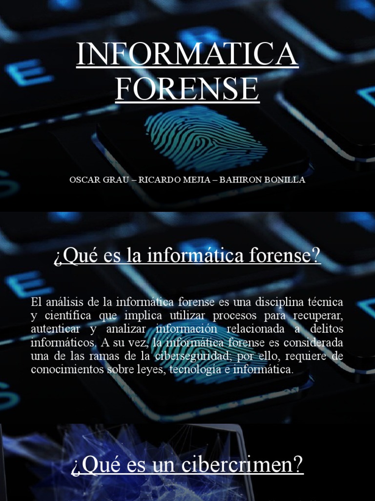 Informatica Forense | PDF