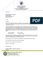 Fogging Request Letter | PDF | Home & Garden | Wellness