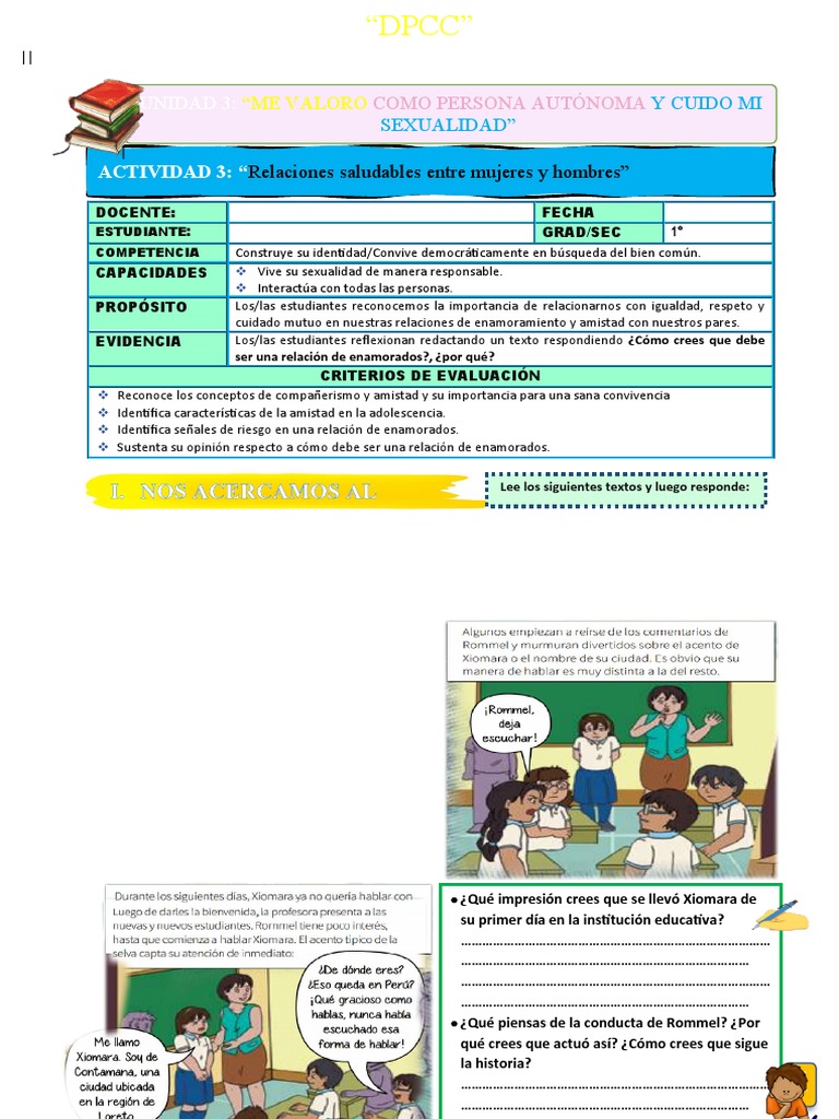 1° DPCC - Actv.03-Und.3 2023 | PDF