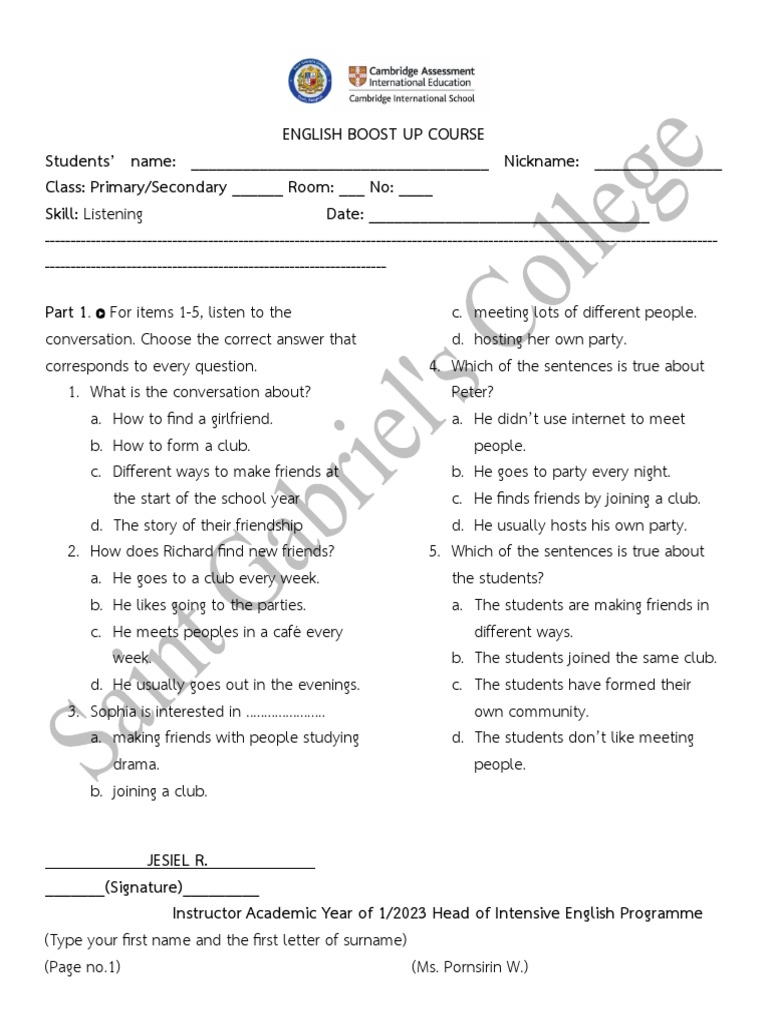Simple Present Tense Activities | PDF | Stress (Linguistics) | Language ...
