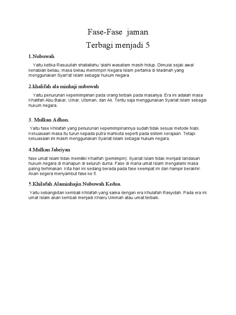 Fase-Fase Kehidupan Manusia | PDF Fase-Fase Kehidupan Manusia | PDF
