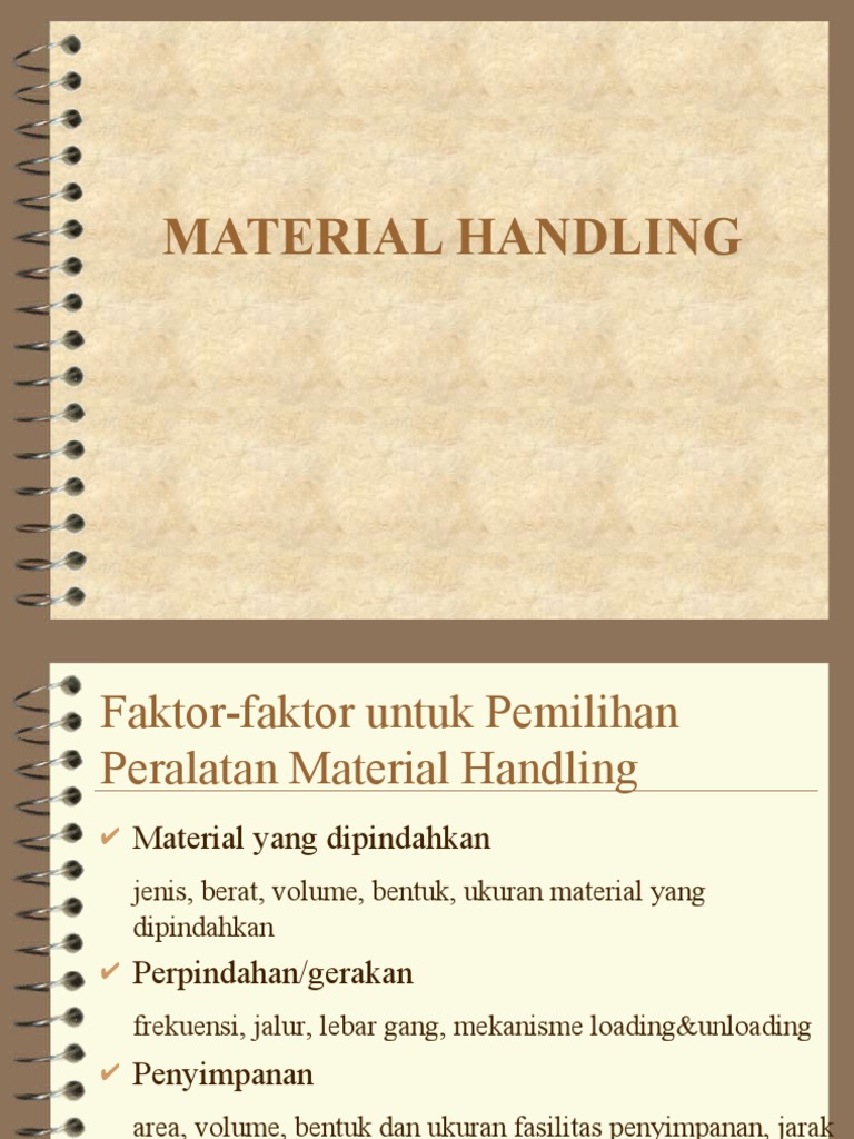 Material Handling | PDF | Bisnis | Komputer