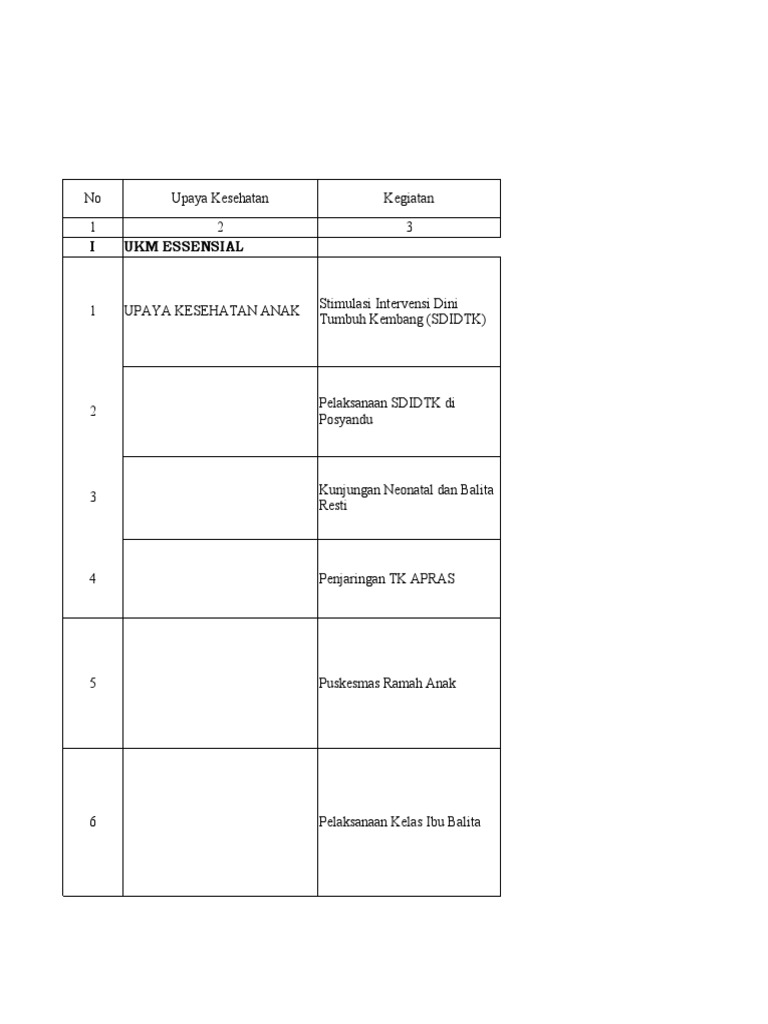 Revisi RUK, RPK ANAK 2023 | PDF