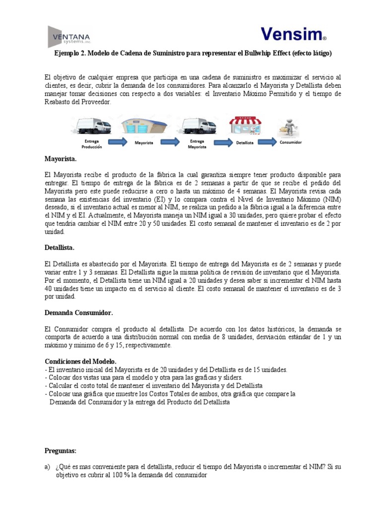 Ejemplo 2 Vensim Pdf