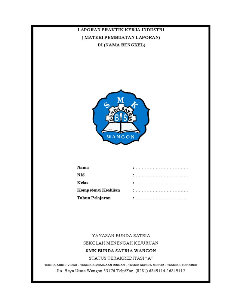 Cover Dan Halaman Pengesahan | PDF