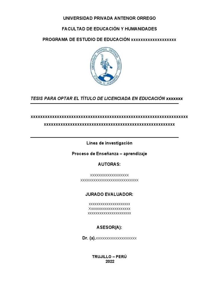 Caratula para Título Profesional | PDF