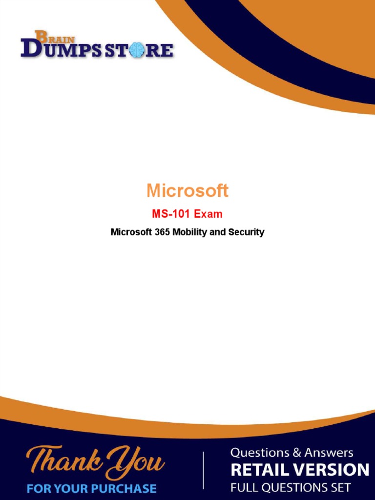 MS-101 Exam Questions & Answers Guide | PDF | Active Directory | Windows 10