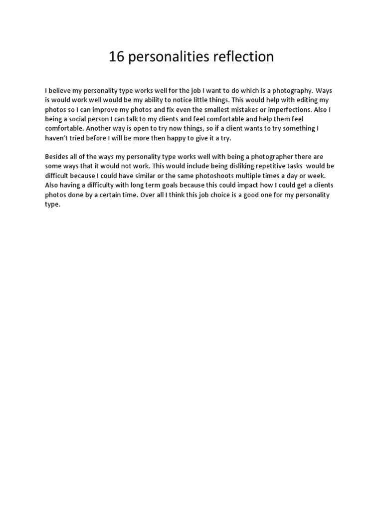 16 Personality | PDF