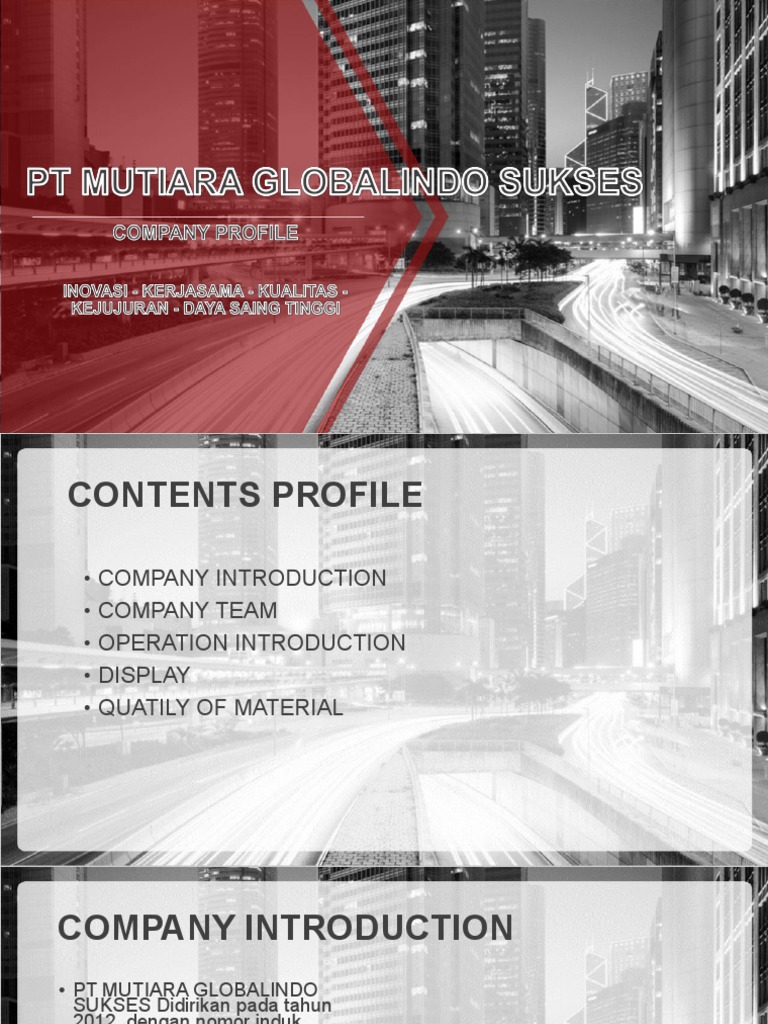1 - PT Mutiara Globalindo Sukses | PDF